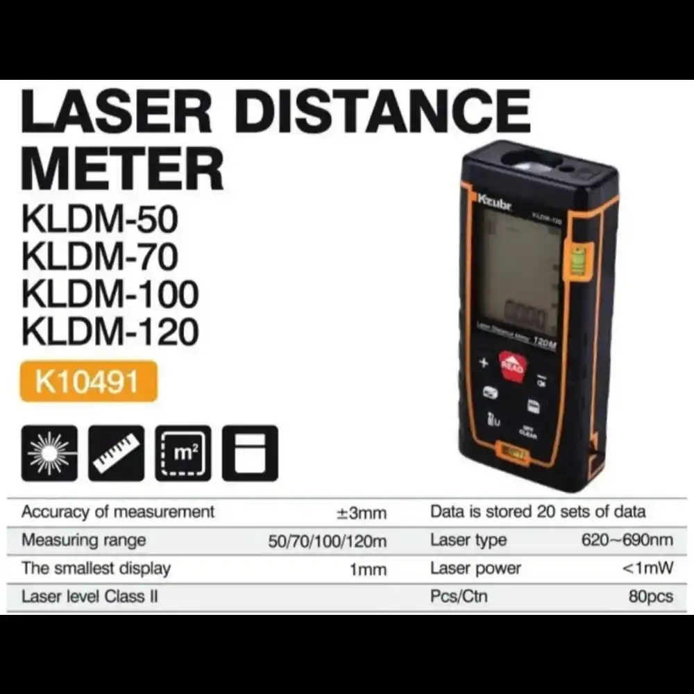 KZUBR laserski metar KLDM-100
KZUBR laserski metar KLDM-100