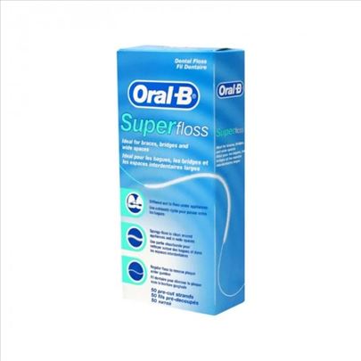 Oral-B Super Floss konac za zube 50 komada