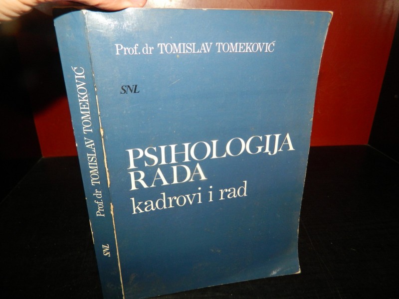 Psihologija rada - kadrovi i rad, TOmislav Tomeković