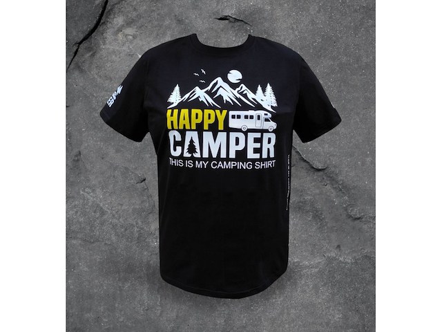 Happy Camper Majica - Kamperska majica - Kampovanje