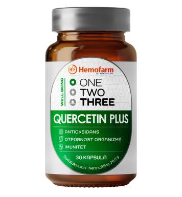 One Two Three Quercetin Plus, 30 kapsula