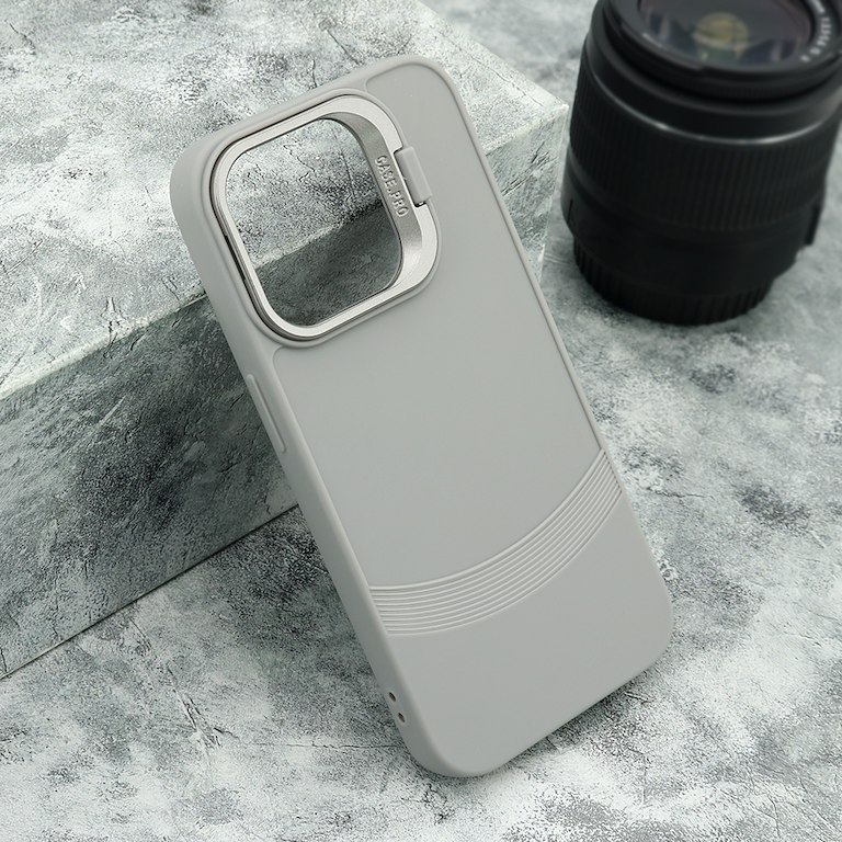 Futrola CAMERA HOLDER za iPhone 15 Pro (6.1) siva