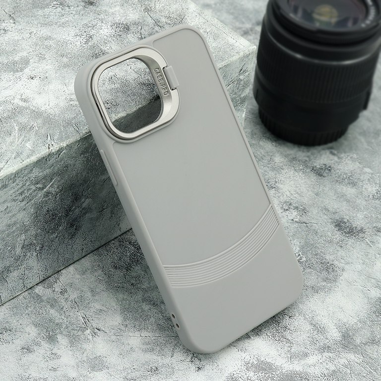 Futrola CAMERA HOLDER za iPhone 12 (6.1) siva