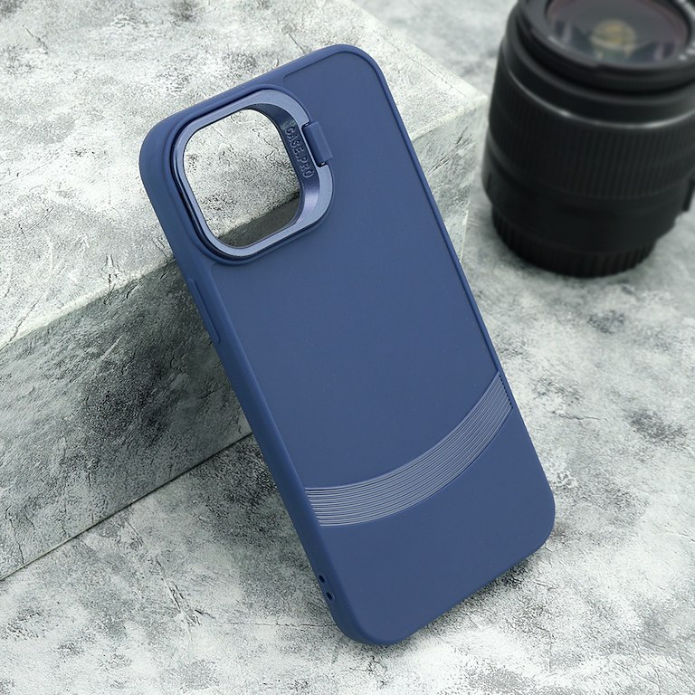 Futrola CAMERA HOLDER za iPhone 12 (6.1) plava