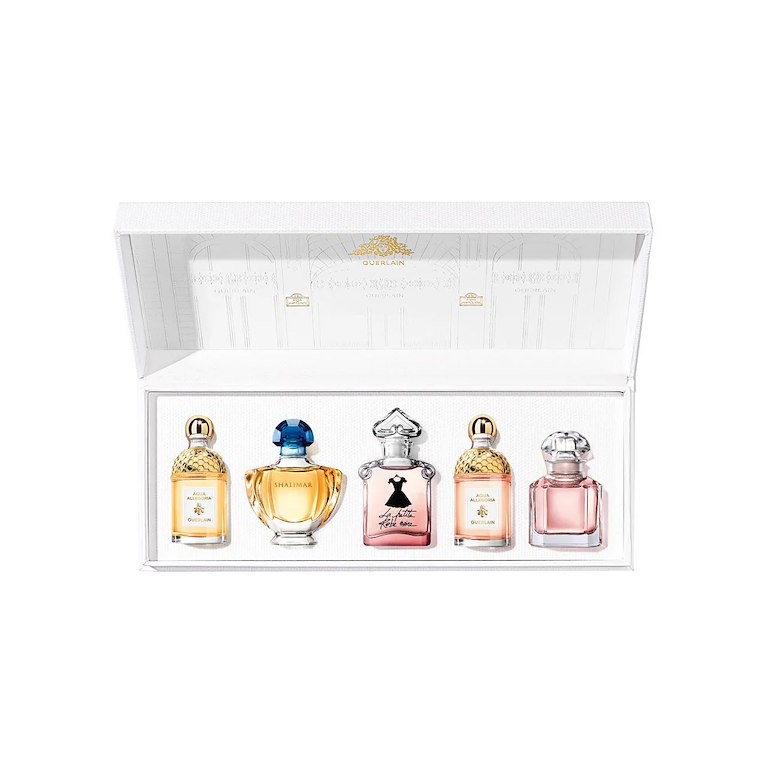 Guerlain - Mini Set 3×5ml+2×7.5ml Mandarine Basilic edt 7.5ml, Shalimar edp 5ml, La Petite Robe Noire edp 5ml, Rosa Rossa edt 7.5ml, Mon Guerlain edp 5ml / LADY / SET