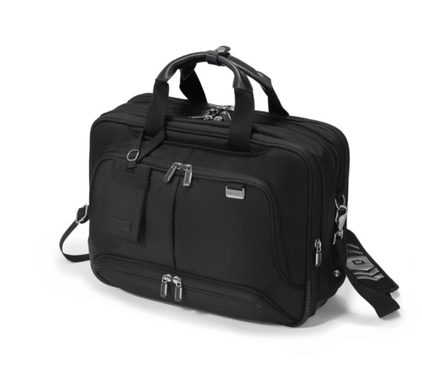 Torba za laptop Dicota Eco Top Traveller Twin Pro D30844-RPET 15.6" crna