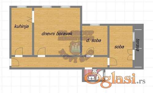 Trosoban Feketić Centar 90m2 430096