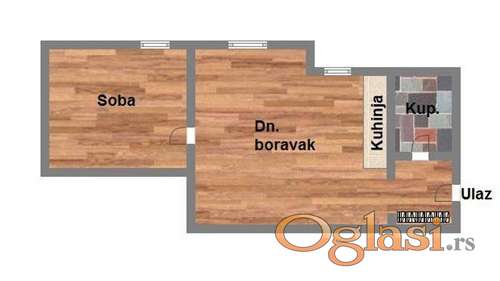 Odličan dvosoban apartman u izgradnji