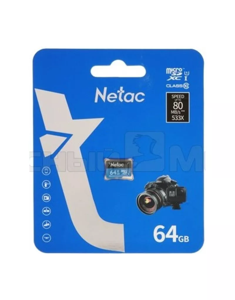 Micro SDXC Netac 64GB P500 Standard NT02P500STN-064G-S