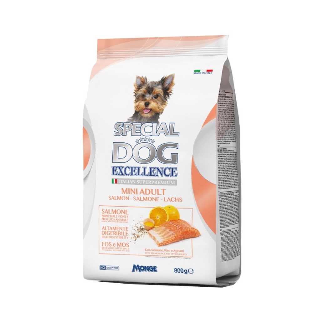 Monge Special Dog Excellence hrana za pse Adult Mini - Losos 800g