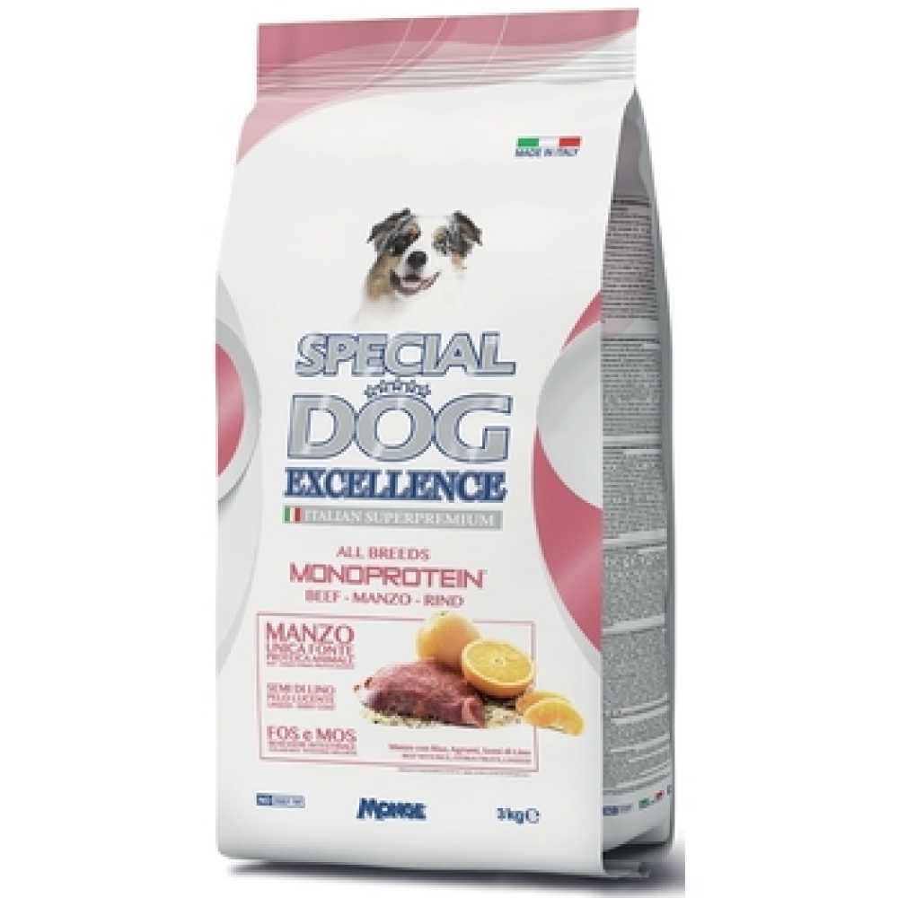 Monge Special Dog Excellence hrana za pse Adult Monoprotein - Govedina 3kg