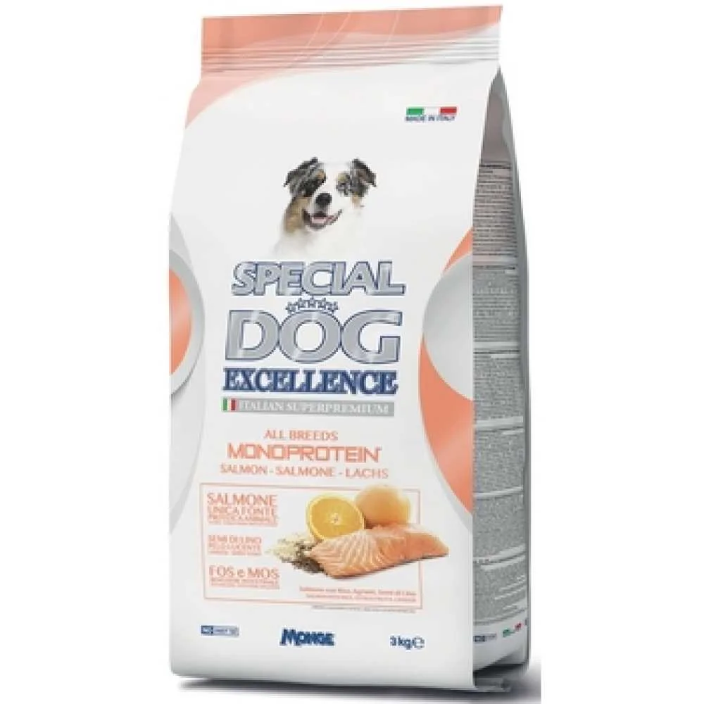 Monge Special Dog Excellence hrana za pse Adult Monoprotein - Losos 3kg