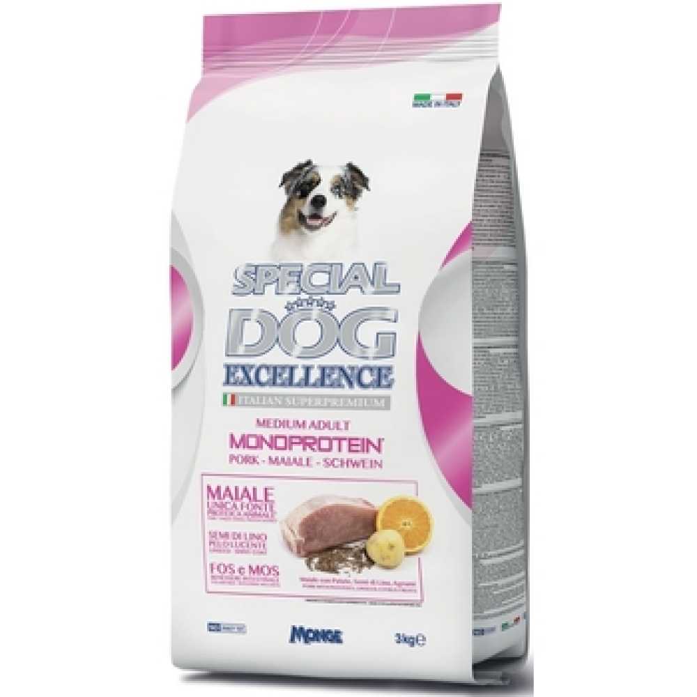 Monge Special Dog Excellence hrana za pse Adult Monoprotein - Svinjetina 3kg