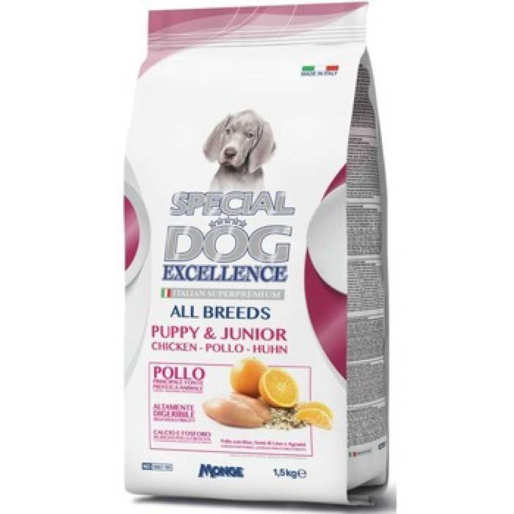 Monge Special Dog Excellence hrana za pse Puppy/Junior - Piletina 1.5kg