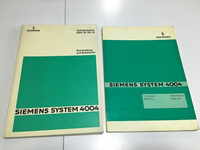 Siemens system 4004