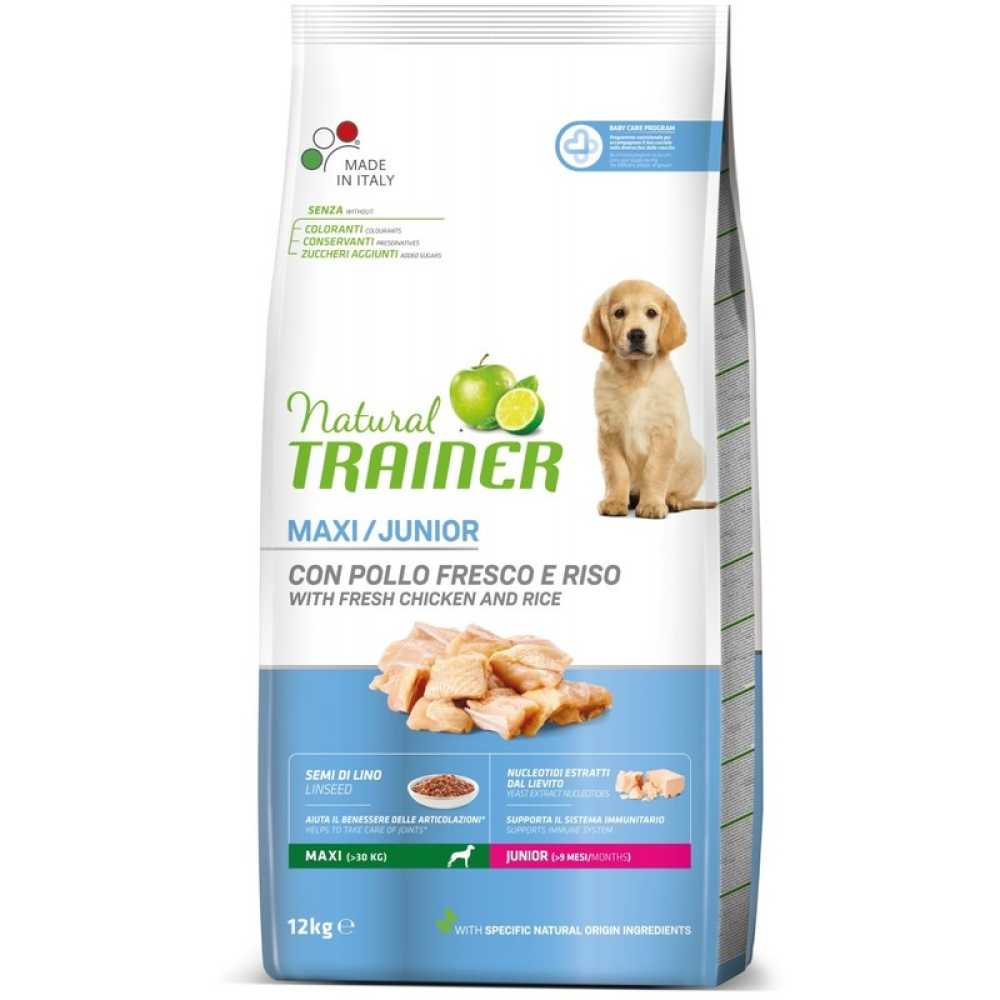 Trainer Natural hrana za pse Junior Maxi - Piletina 12kg