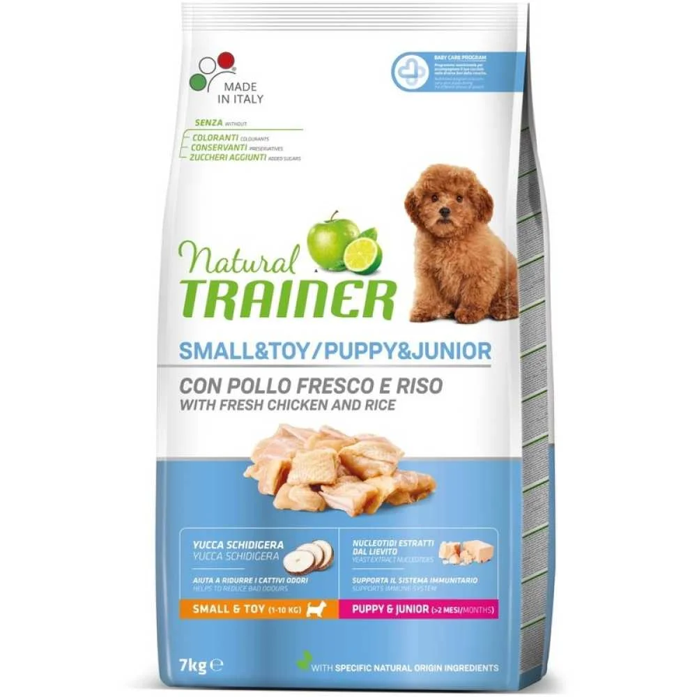 Trainer Natural hrana za pse Puppy/Junior Small&Toy - Piletina 800g