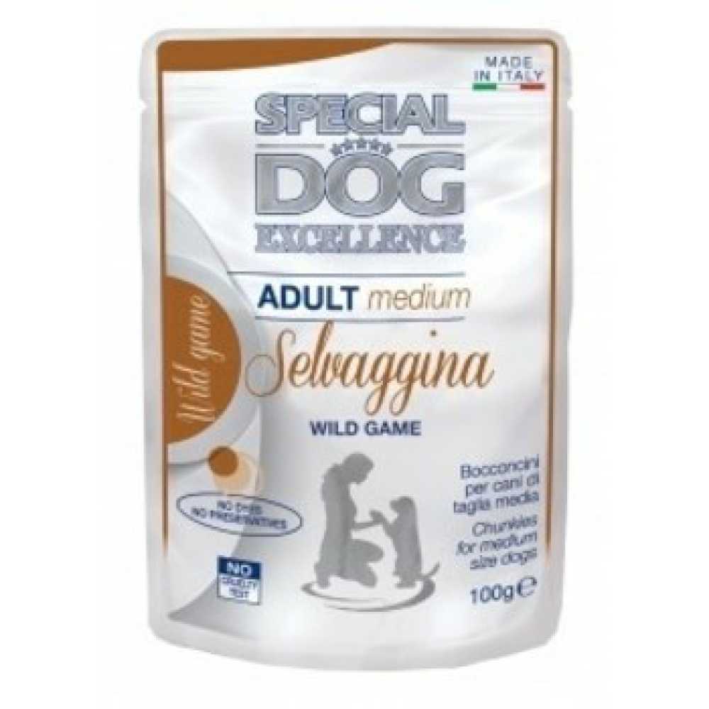 Monge Special Dog Excellence sos za pse Adult Medium - Divljač 100g