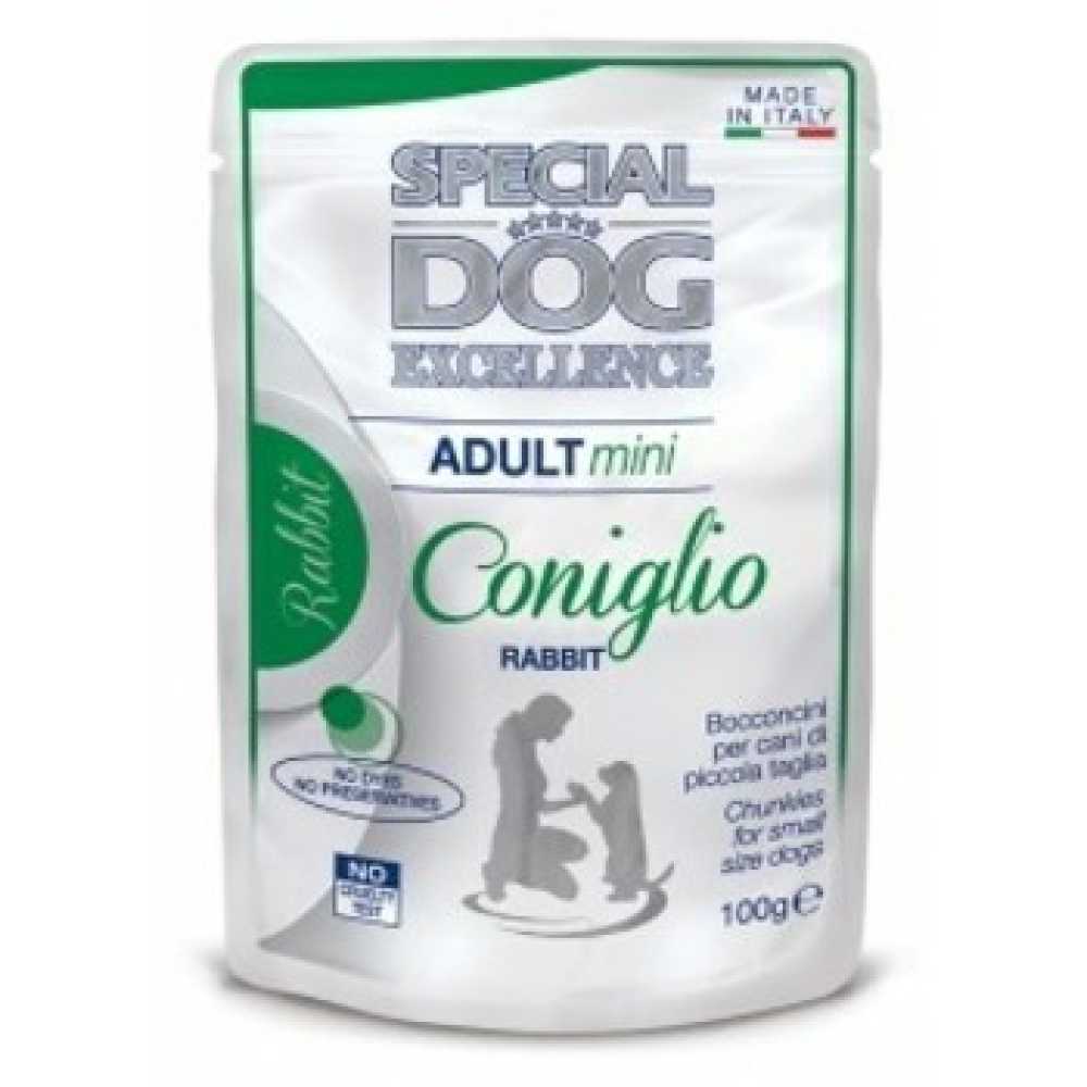 Monge Special Dog Excellence sos za pse Adult Mini - Zec 100g