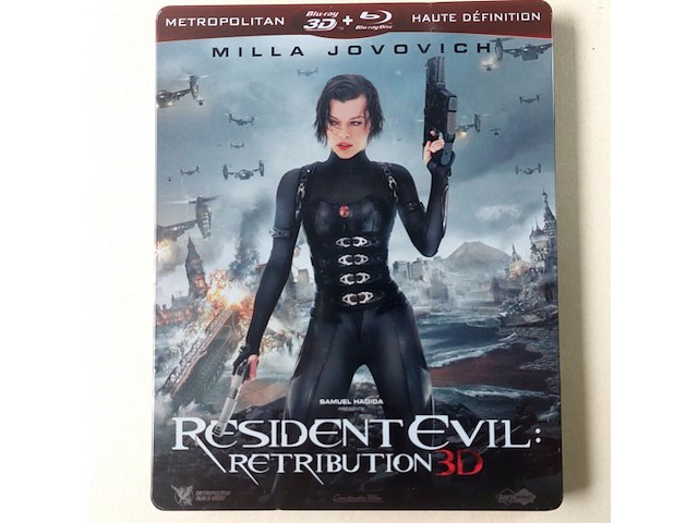 Resident Evil: Retribution [Blu-Ray 3D+Blu-Ray, Steelbo