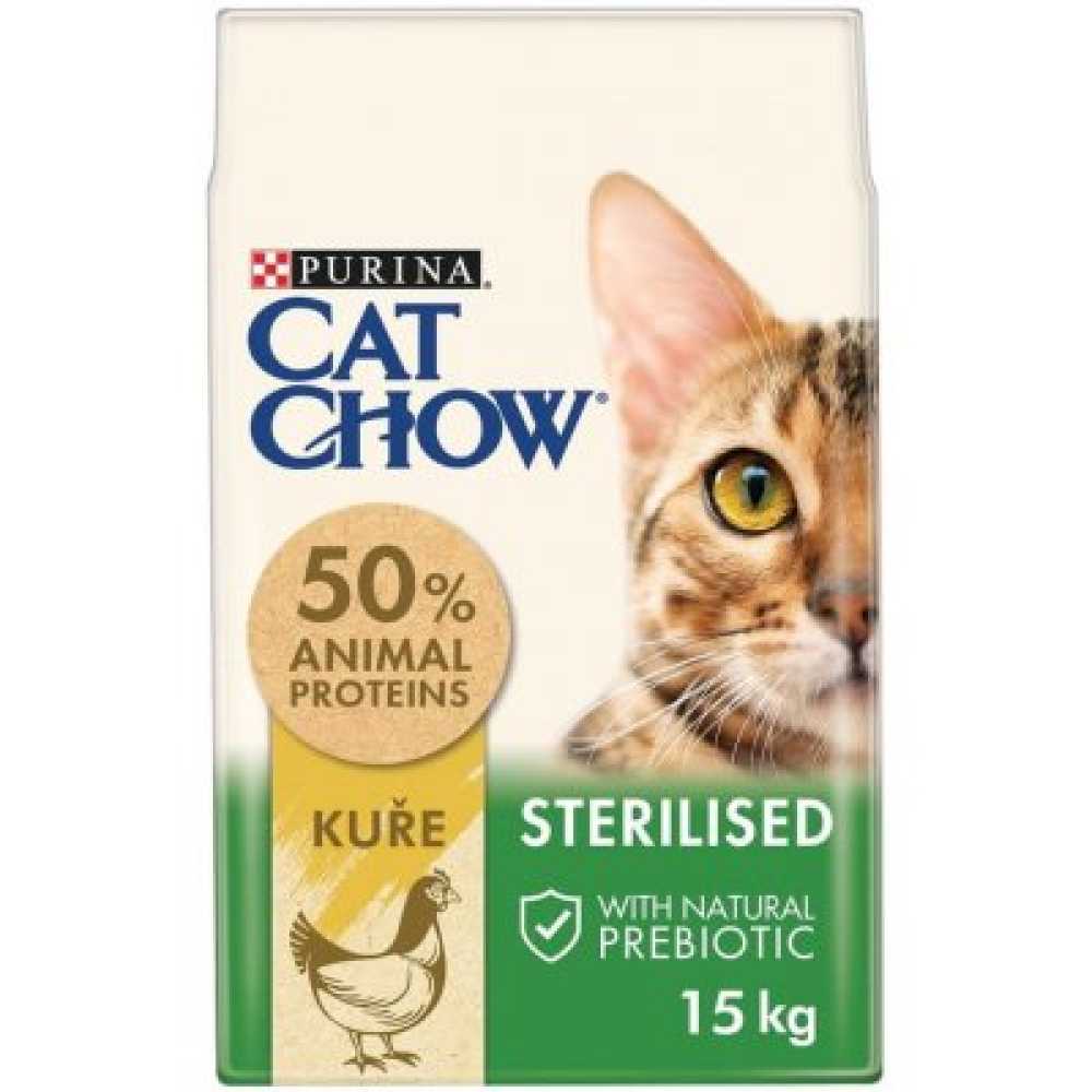 Cat Chow hrana za mačke Sterilised Piletina 15kg