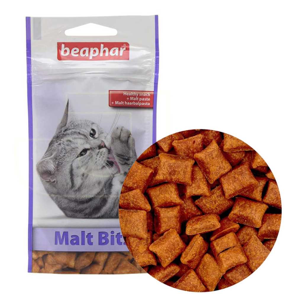 Beaphar Malt bits cat - za izbacivanje loptica dlake 35g