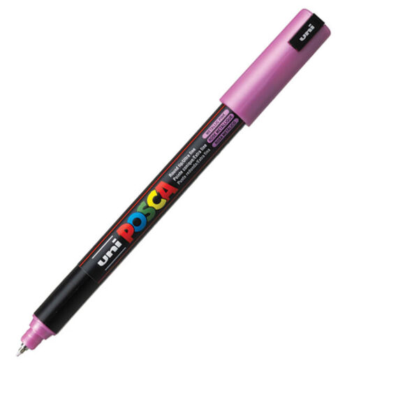 UNI Akrilni Marker POSCA 0.7mm (PC-1MR Metalik roze)