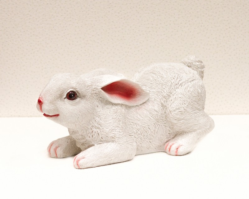 Uskršnja dekoracija - WHITE BUNNY 32513-3 32cm - N39