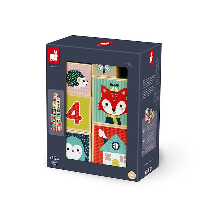 Janod baby forest-6 blok piramida