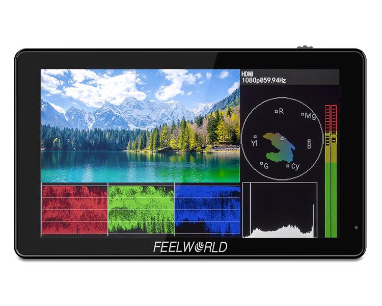 FEELWORLD LUT5 5.5" Ultra High Bright 3000nit Touch Screen DSLR Camera Field Monitor