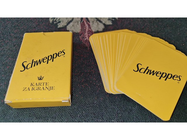 Schweppes karte za igranje