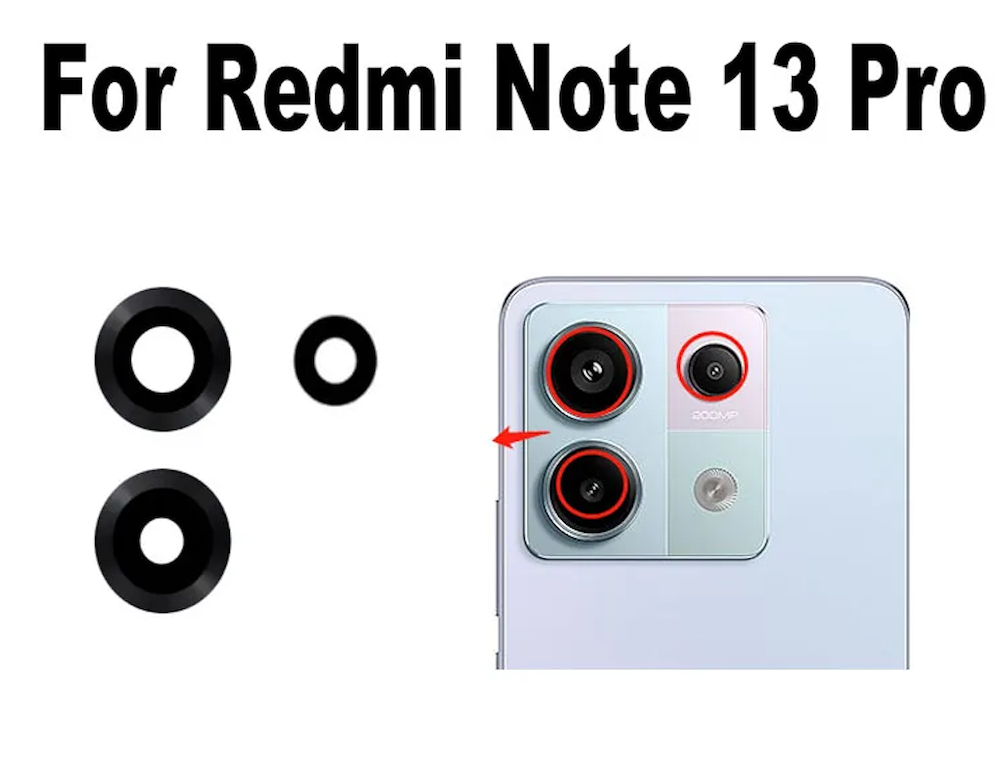 Staklo kamere za Xiaomi Redmi Note 13 Pro 5G