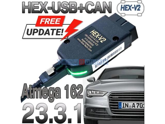 OBD 2 HEX V2 VAGCOM 23.3 ATMEGA162 za VW Audi Skoda