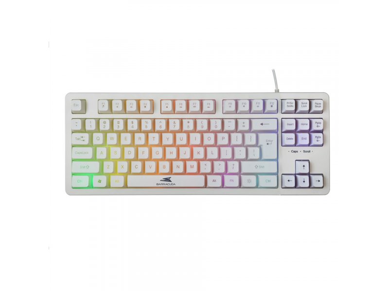 WHITE SHARK BARACUDA BGK 01114 KRILL WHITE, TASTATURA US