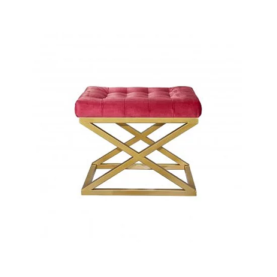 ATELIER DEL SOFA TABURE CAPRAZ GOLD RED CENA