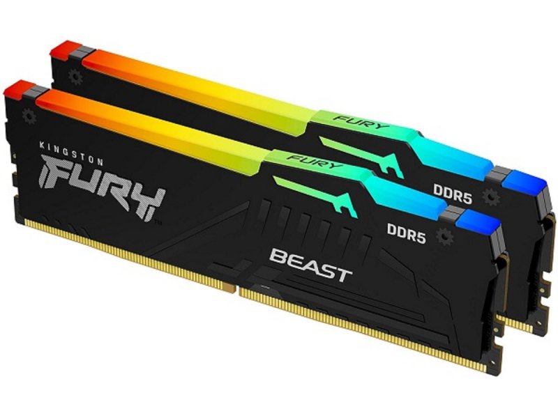 KINGSTON DDR5 32GB (2X16GB) 6000MHZ FURY BEAST RGB KF560C30BBEAK2-32