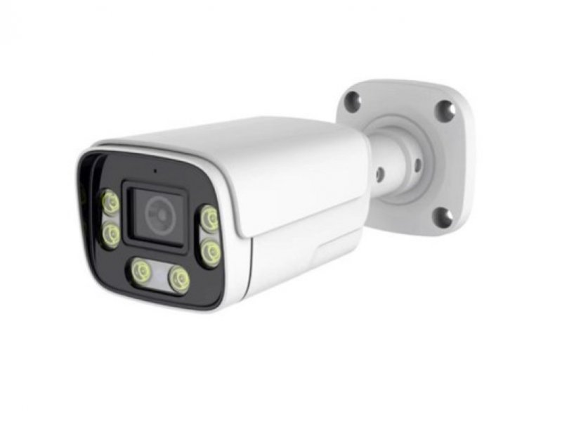 GEMBIRD CAM-IP4MP-HAQ60D GMB KAMERA 4MP APP P6SLITE 2.8MM-F1.6 POE, IP66 DUAL LED 6XIR+6XFULL COLOR, MIC,25M