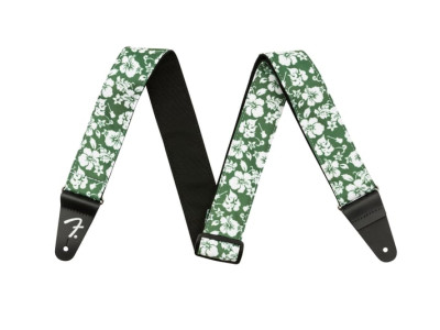 Fender Hawaiian Straps Green Floral