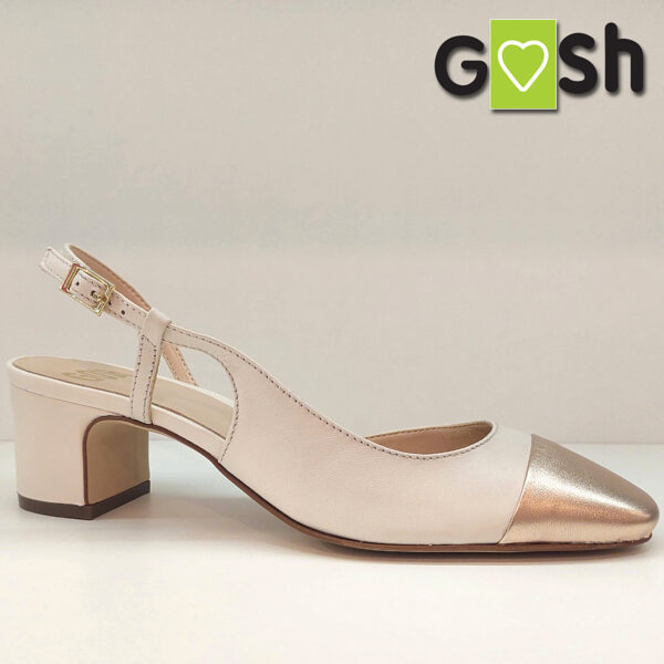 “Gosh” krem-zlatna sandala