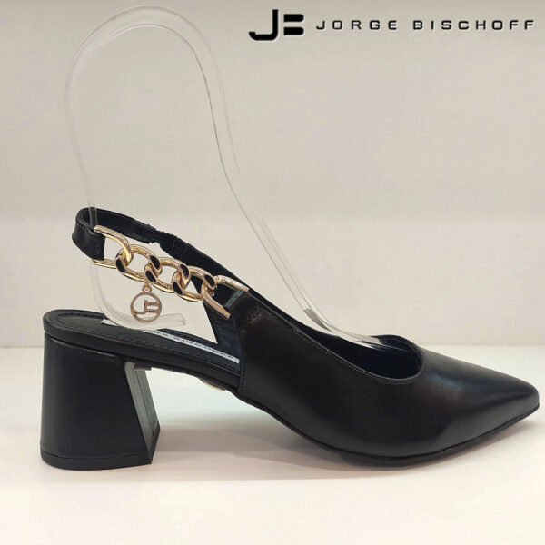 “Jorge Bischoff” crne sandale lanac