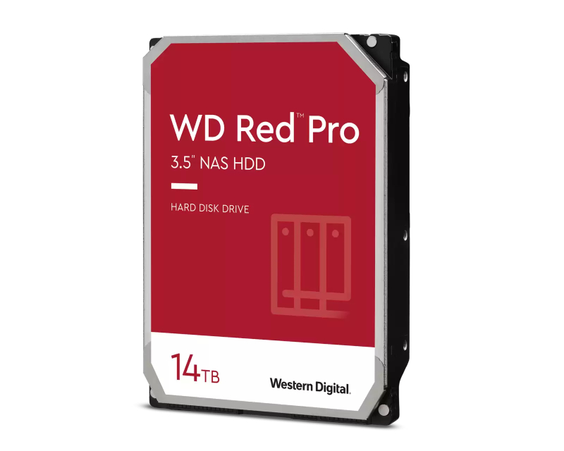 WD 14TB 3.5" SATA III 512MB 7200rpm WD142KFGX Red Pro hard disk