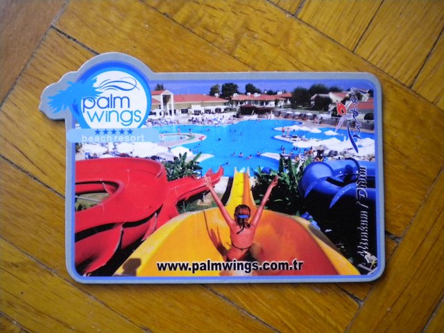 Palm Wings Beach Resort, magnet za frizider