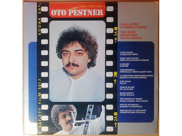 LP OTO PESTNER - Najljepše filmske melodije (1984) MINT