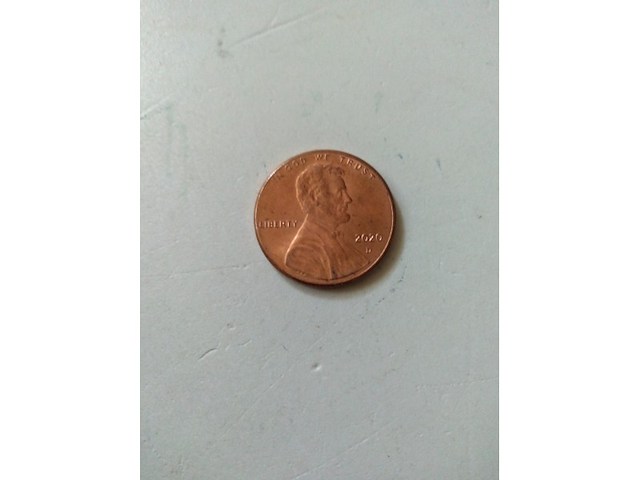One cent,D, USA, 2020.
