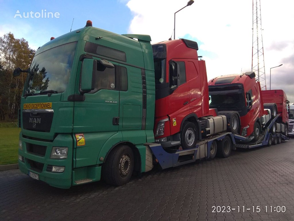 MAN TGA 26.440 FVG LKW Autotransporter + prikolica autotransportera