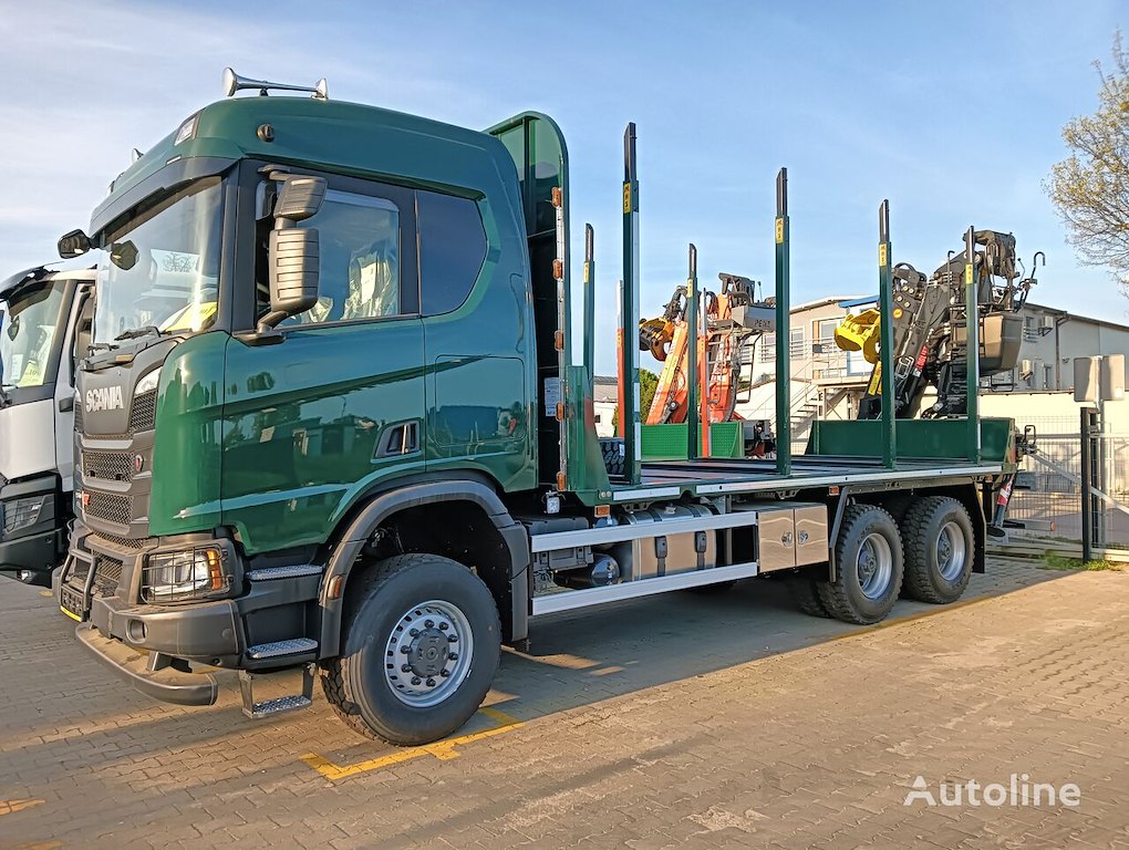 Novi Scania XT R 500 kamion za prevoz drva