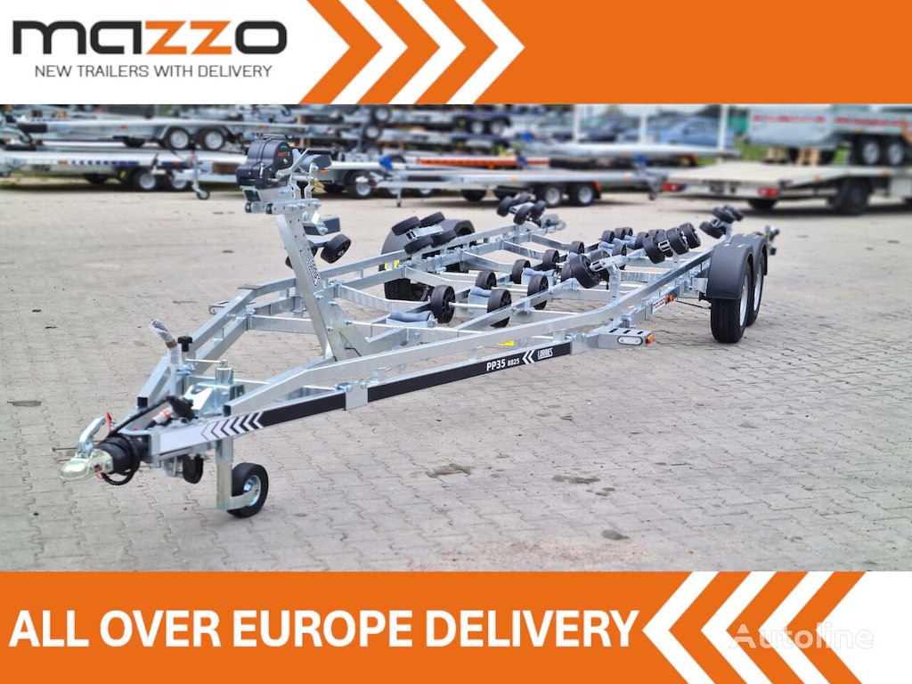 Nova Lorries PP35 Twin axle boat trailer up to 8,8m long FULL LED PREMIUM GV prikolica za čamac