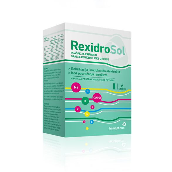 Rexidrosol, 6 vrećica