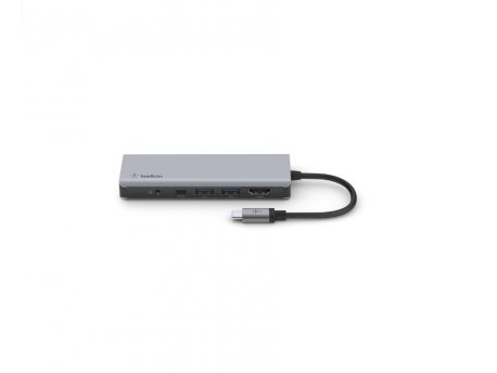 BELKIN Connect USB-C 7in1 Multiport adapter - Grey (AVC009btSGY)