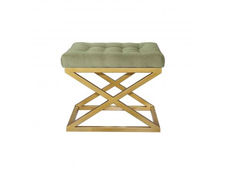 Atelier del Sofa Tabure Capraz Gold Green